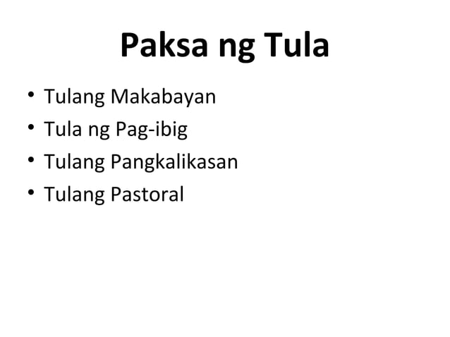 Filipino 9 Tula | PPT