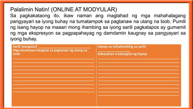 Filipino 9- Iba-ibang Ekspresyon Sa Pagpapahayag Ng Damdamin.pptx