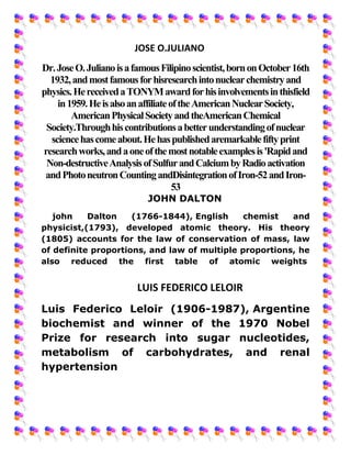 Filipino and foreign chemist | DOCX