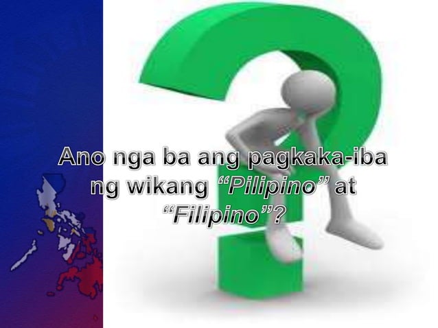 Filipino bilang wikang pambansa | PPTX