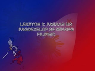 Filipino bilang wikang pambansa | PPTX