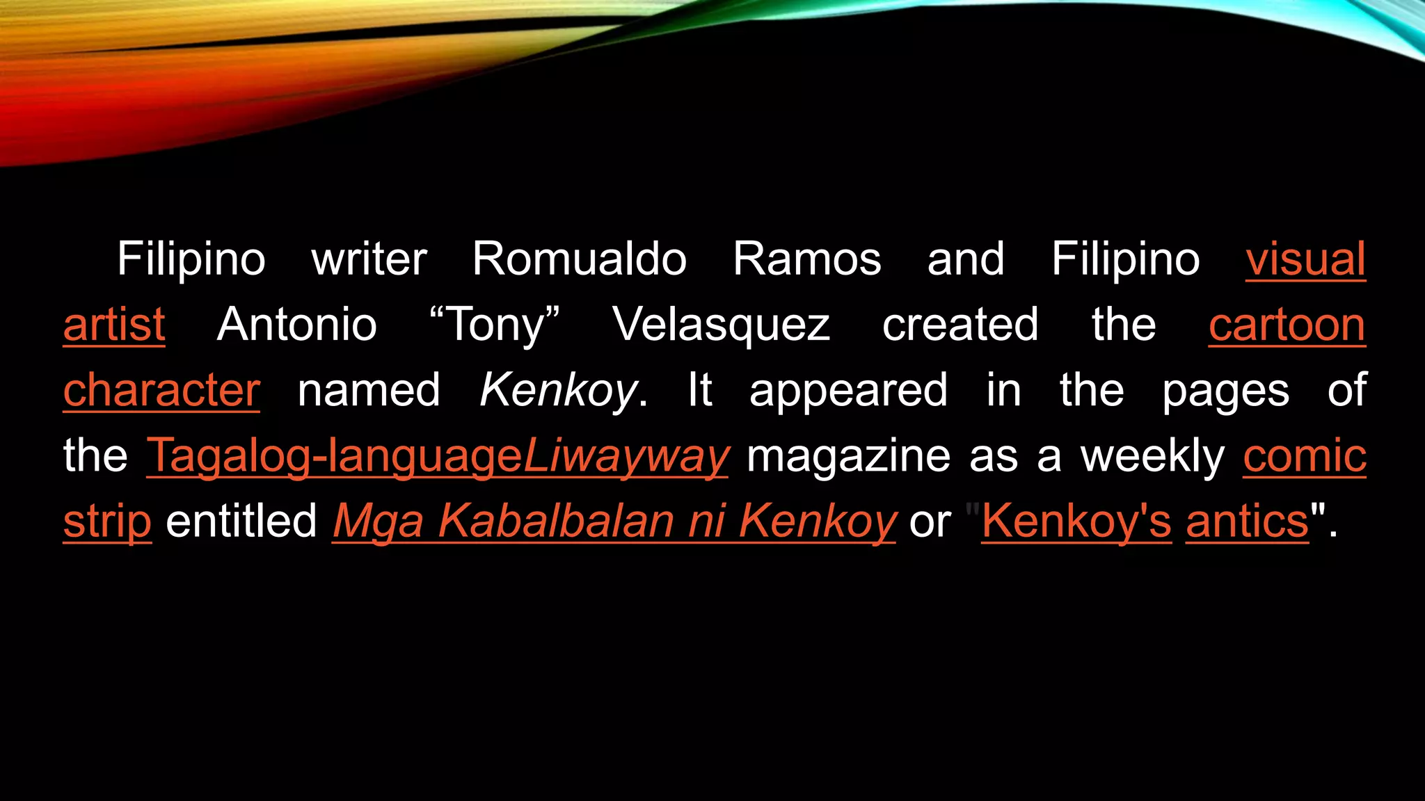 Filipino cartoon and animation | PPTX