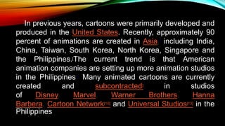Filipino cartoon and animation | PPTX