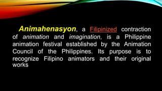 Filipino cartoon and animation | PPTX