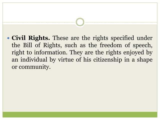Filipino Citizens and Their Rights | PPTX | Law