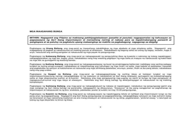 Filipino competency elementary | PPT