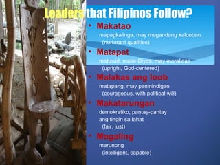 Filipino core values | PPT