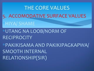 Filipino core values | PPT