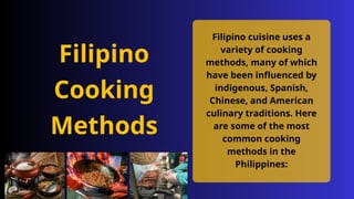 Filipino Cuisine.pptx by: Analiza E. Manipis | PPTX