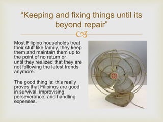 Filipino cultural habits | PPTX