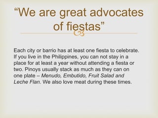 Filipino cultural habits | PPTX