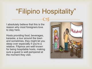Filipino cultural habits | PPTX