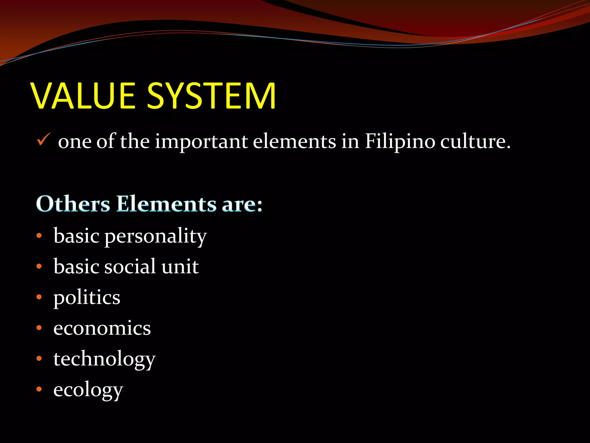 Filipino cultural values-sociology (PPT) | PPTX