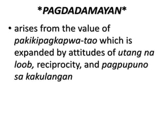 Filipino cultural values | PPTX