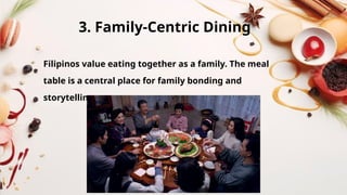FILIPINO EATING CUSTOMS, HABITS, AND TRADITION | PPTX
