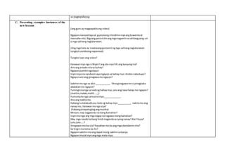 LESSON PLAN FILIPINO 6 | DOCX