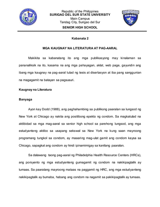 FILIPINO RESEARCH/ PANANALIKSIK | DOCX