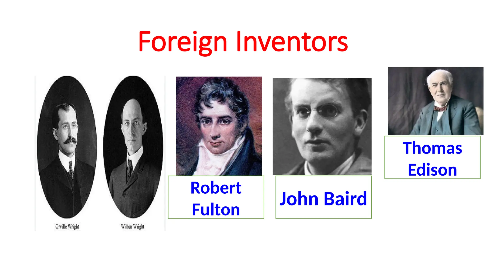 this power point presentation dealt on some inventors | PPT
