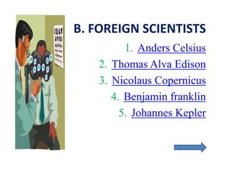Filipino & foriegn scientists | PPTX