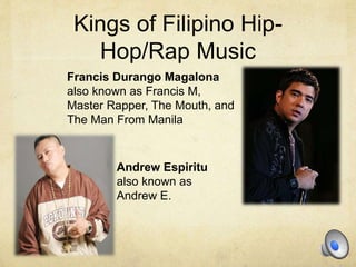 Filipino hiphop presentation | PPTX