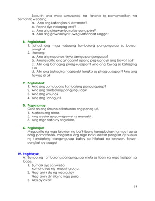 Filipino iv 1st 4th grading | DOCX