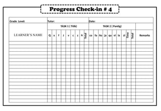 FILIPINO KS- 1 ARAL PROGRESS MONITORING TOOL.pptx