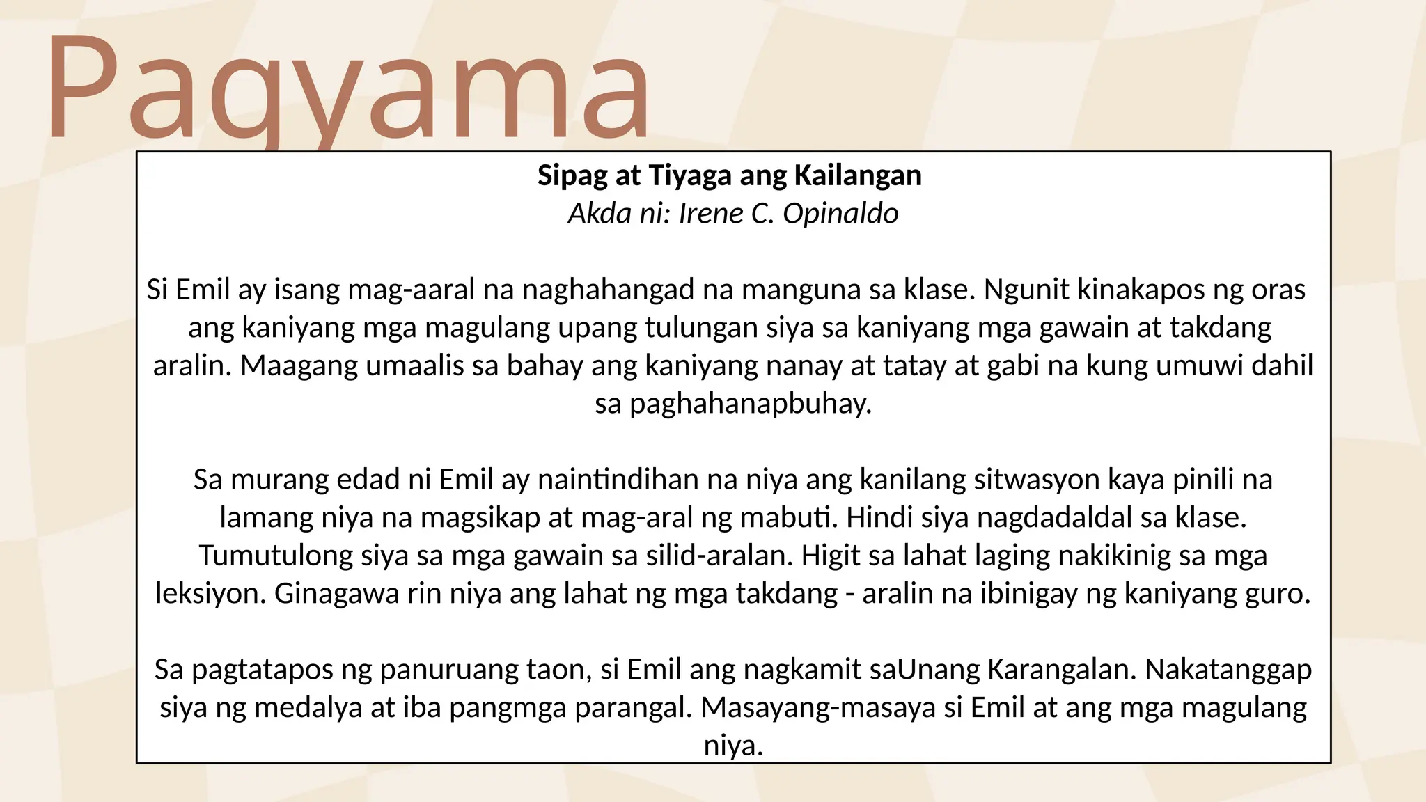 Filipino 3 Pagbubuo ng mga Tanong Matapos ang Napakinggang Kuwento | PPTX