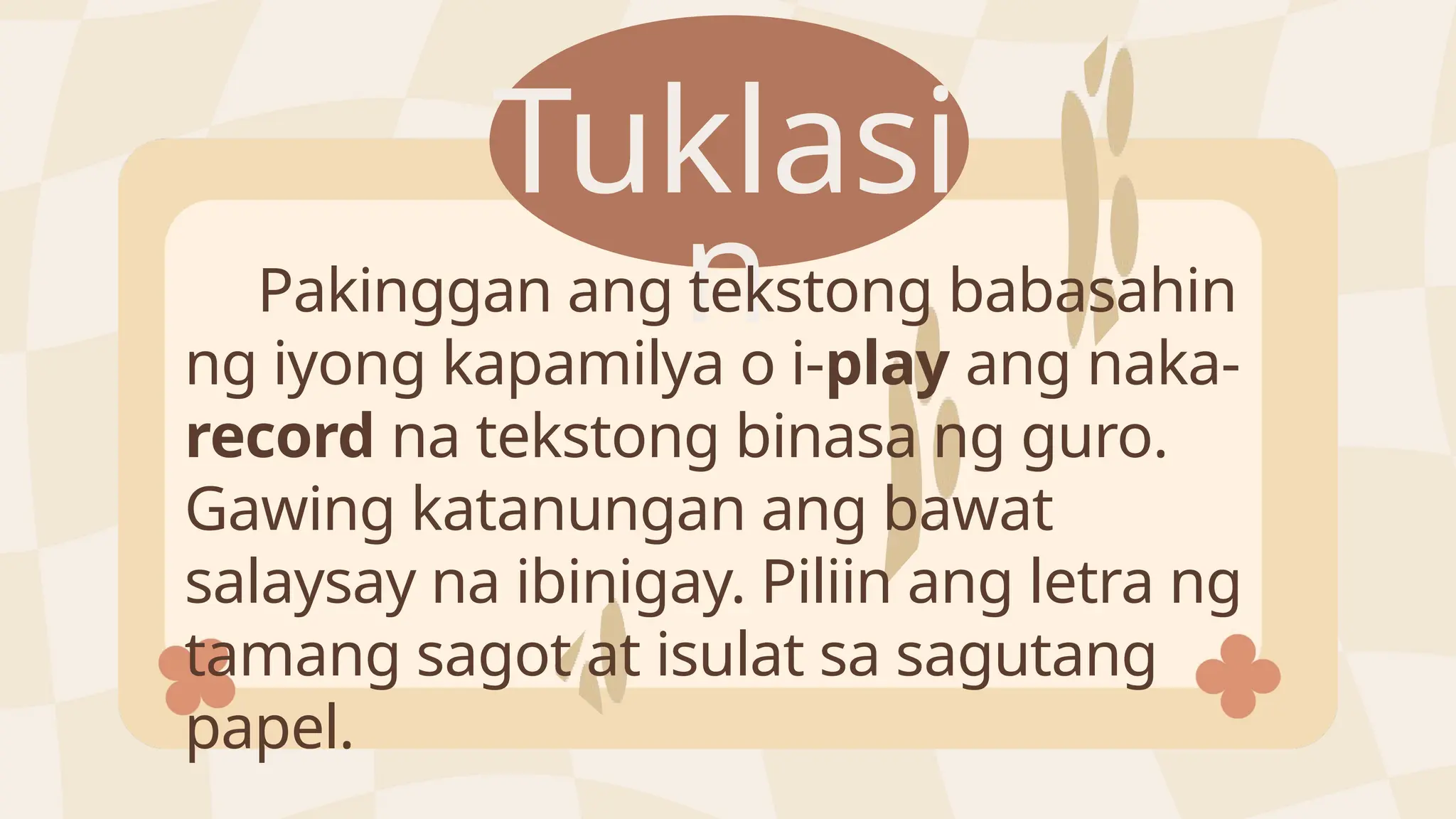 Filipino 3 Pagbubuo ng mga Tanong Matapos ang Napakinggang Kuwento | PPTX