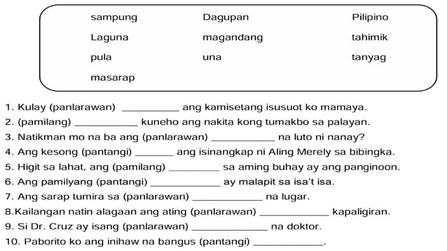 FILIPINO NOTES NOTES QUARTER 2 READY TO PRINT | PPT