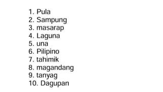 FILIPINO NOTES NOTES QUARTER 2 READY TO PRINT | PPTX