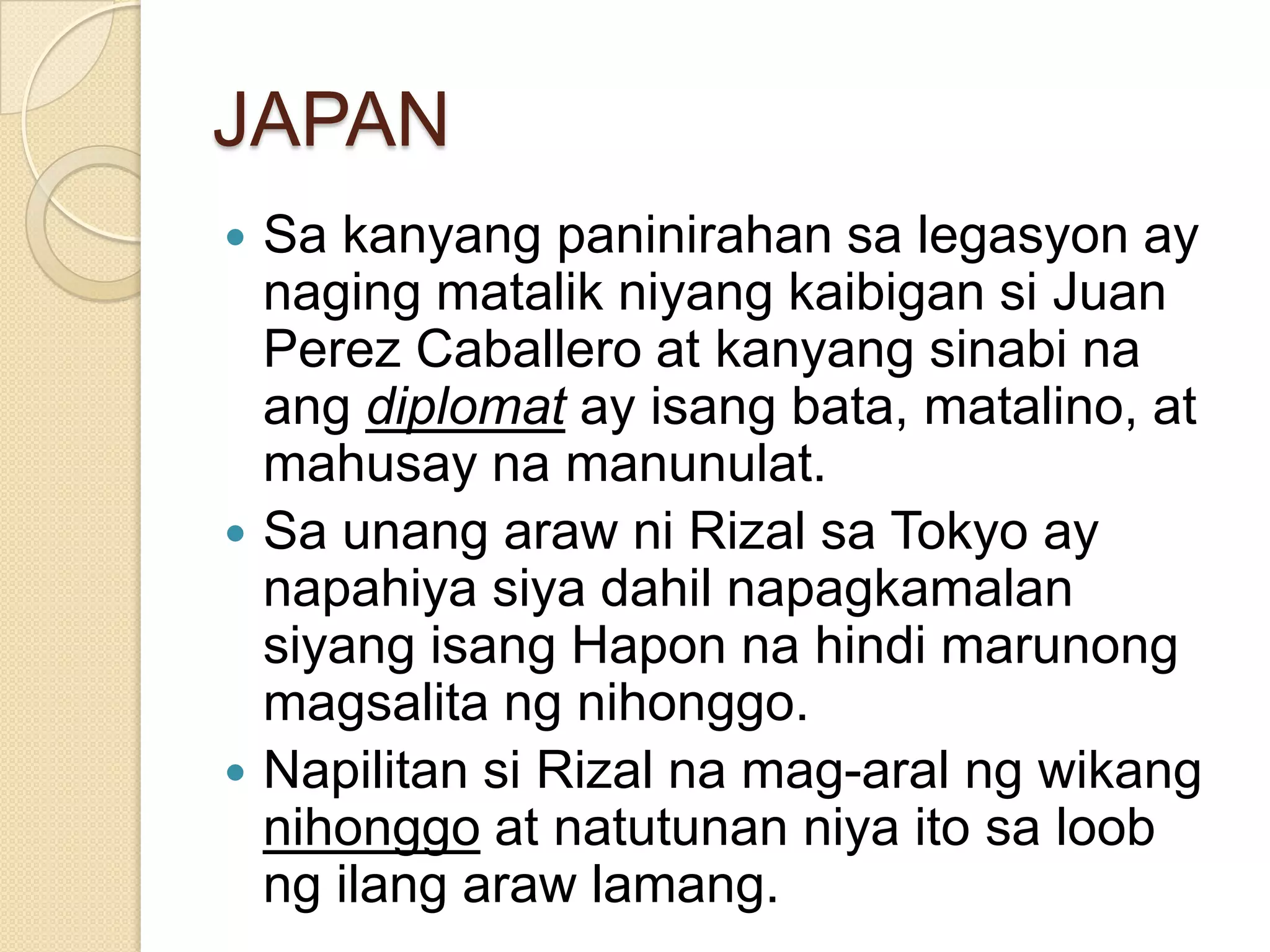 ikalawang paglalakbay ni rizal | PPTX