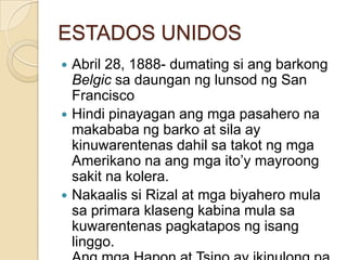 ikalawang paglalakbay ni rizal | PPTX