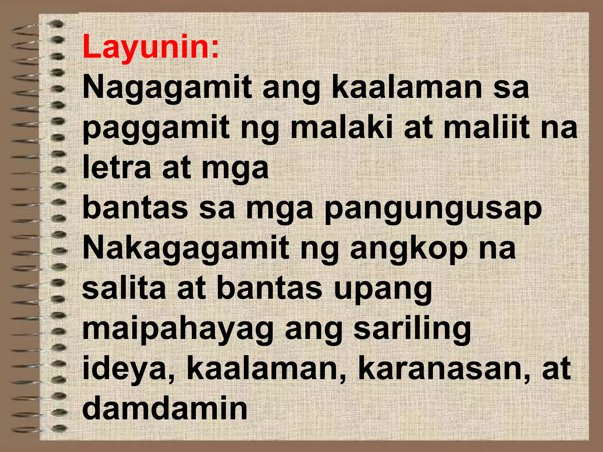 Filipino 2 pagsulat ng payak na pangungusap ppt | PPTX