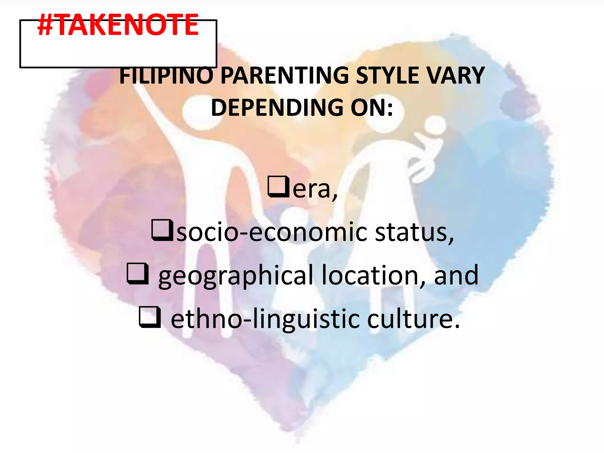 Filipino parenting | PPTX