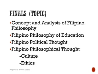 Filipino philosophy | PPTX