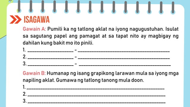 FILIPINO PPT Q4 WK6 - Pagtatanong Tungkol sa Impormasyong Inilahad sa ...
