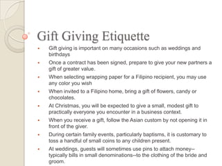 Filipino proper manners and etiquette | PPTX