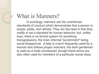 Filipino proper manners and etiquette | PPTX