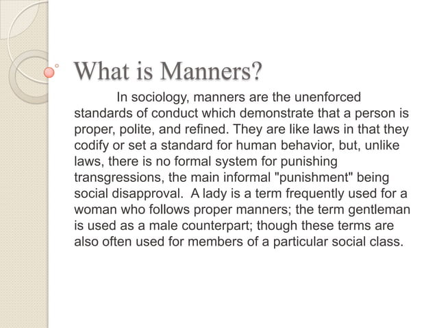 Filipino proper manners and etiquette | PPTX