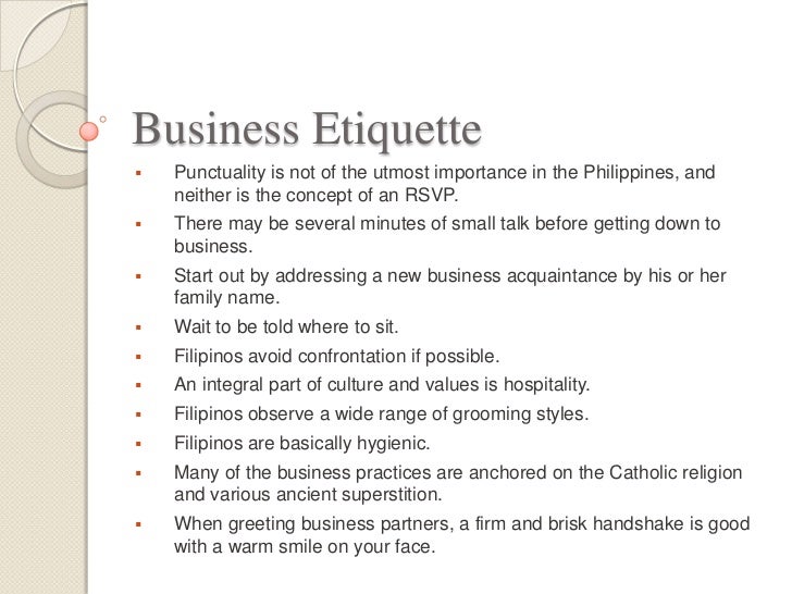 Dining Etiquette Philippines at Aaron Copeley blog