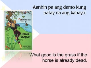 Filipino proverbs | PPT