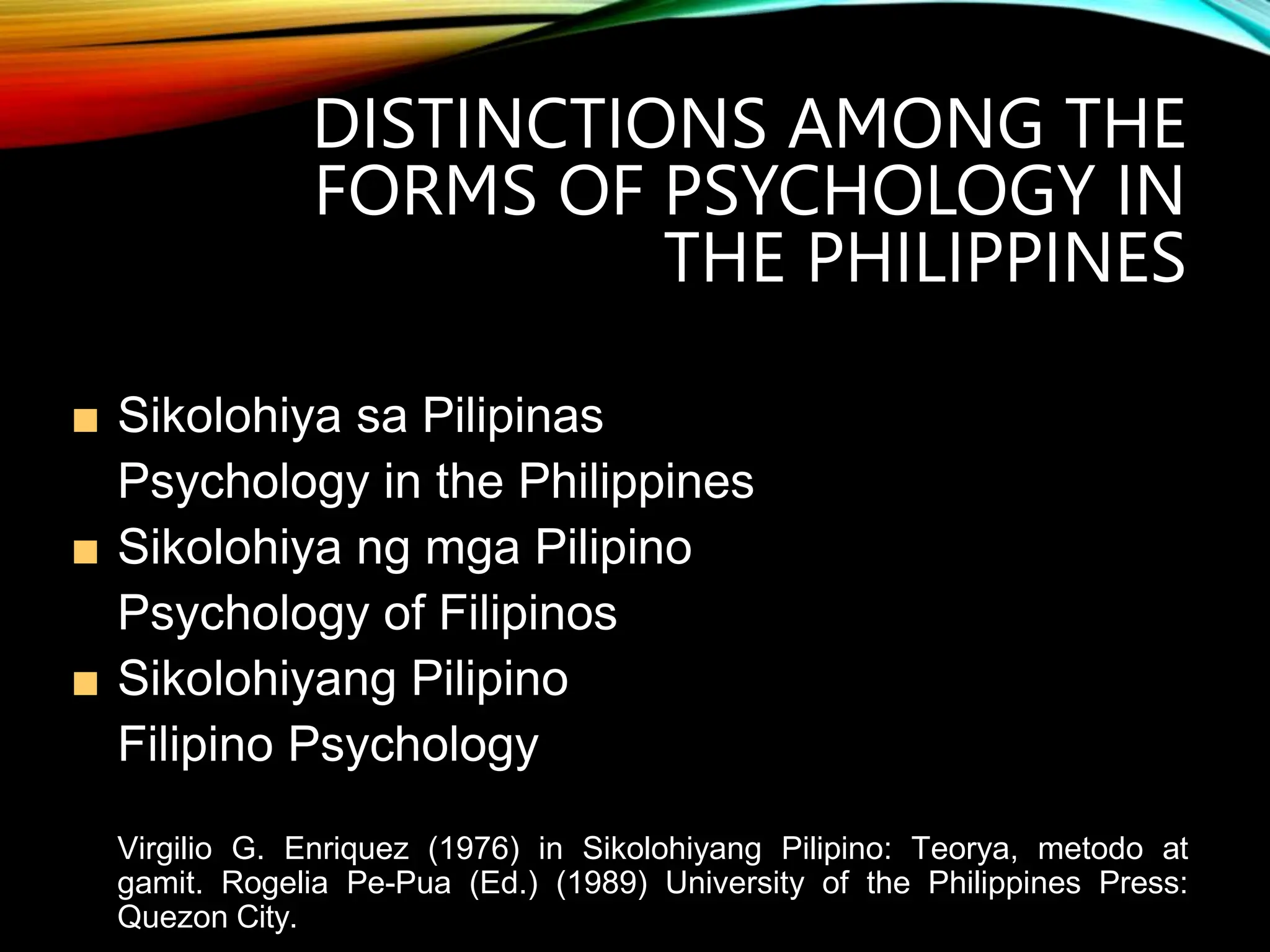 FILIPINO PSYCHology sikolohiyang pilipino | PPTX