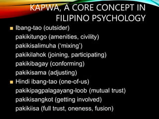FILIPINO PSYCHology sikolohiyang pilipino | PPTX