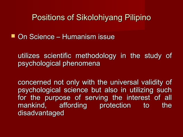 Filipino psychology concepts and methods | PPT