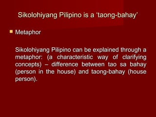 Filipino psychology concepts and methods | PPT