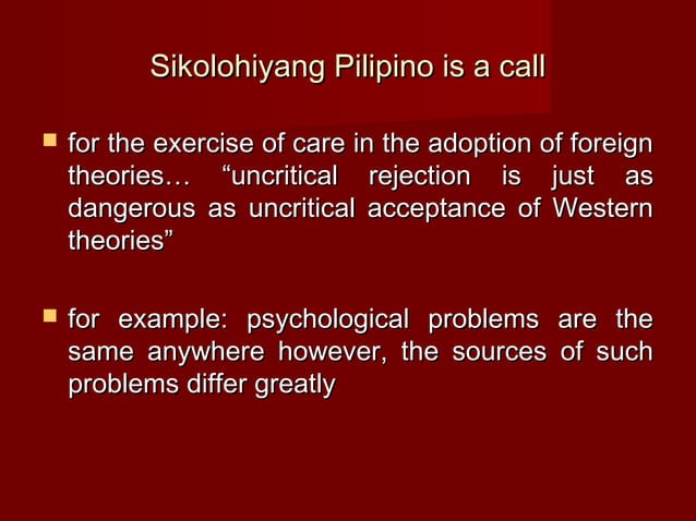 Filipino psychology concepts and methods | PPT