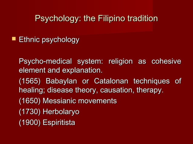Filipino psychology concepts and methods | PPT