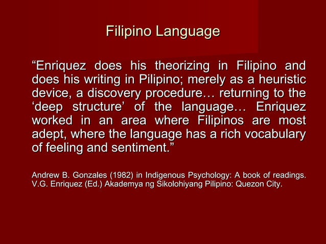 Filipino psychology concepts and methods | PPT