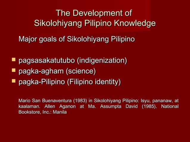 Filipino psychology concepts and methods | PPT