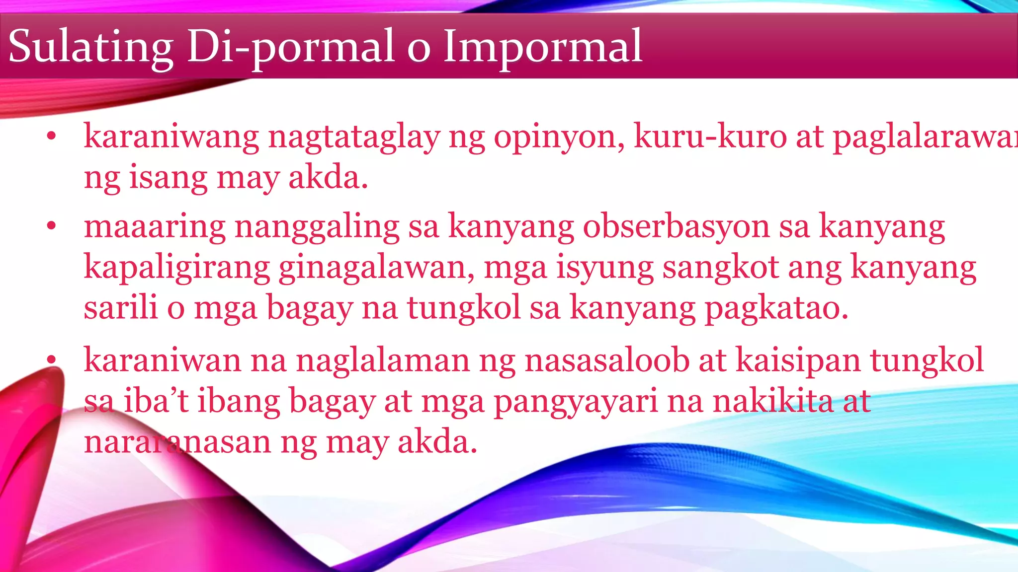 FILIPINO GRADE 8 | PPTX
